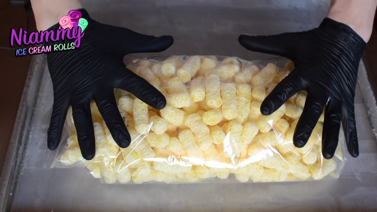 SWEET Corn Puffs Niammy ice cream rolls | How to make SWEET Corn Puffs ...