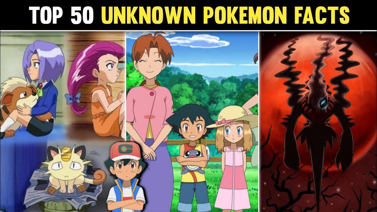 Top 50 Unknown Pokemon Facts|50 Interesting Pokemon Facts|50 Secret ...