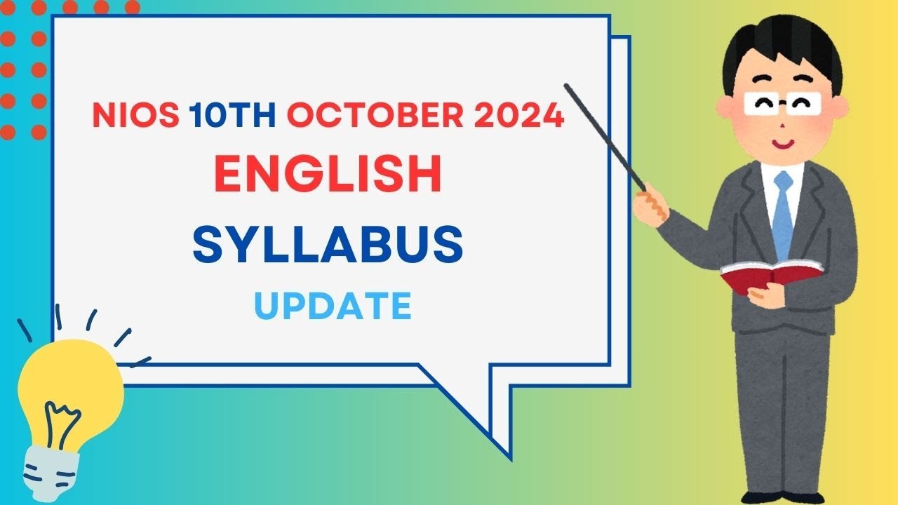 nios october exam 2024,nios 10th english syllabus #nios #niosclasses ...