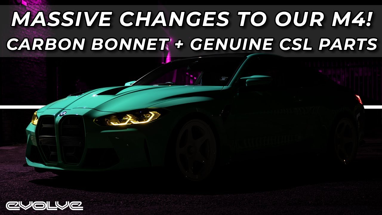 Massive changes to our G82 M4! Carbon Bonnet, Genuine CSL Grill + Rear ...