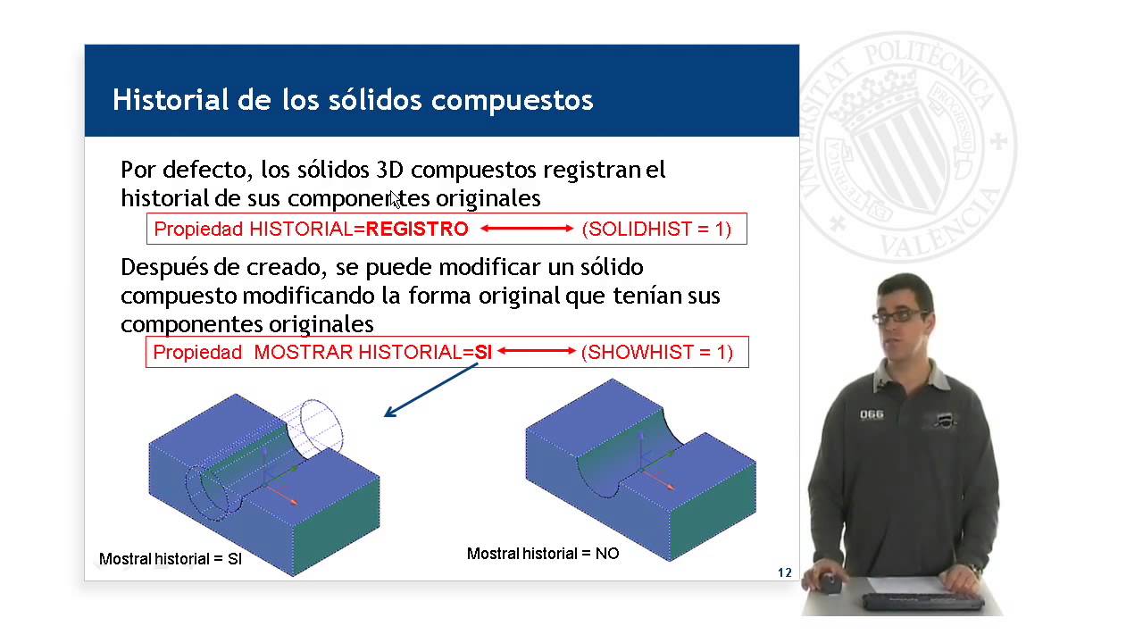 Creación y edición de sólidos 3D compuestos en Autocad | 12/26 | UPV ...