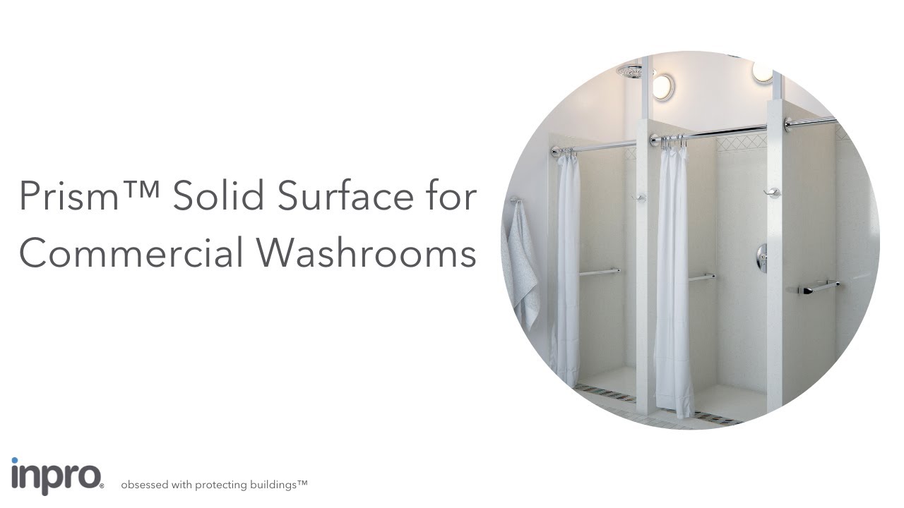 Prism™ Solid Surface for Commercial Washrooms - YouTube