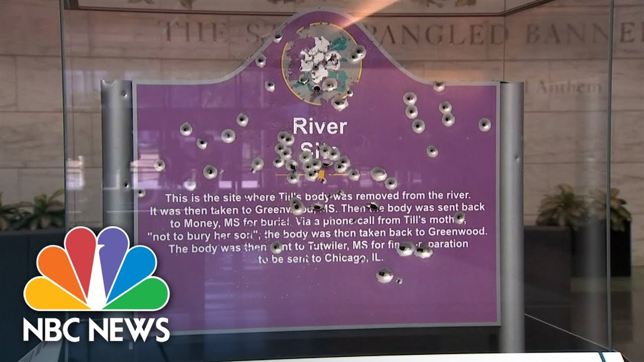 American History On Display: Bullet-Ridden Emmett Till Sign At ...