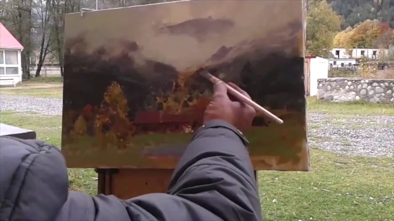 Alexander Babich Russian impressionist - YouTube