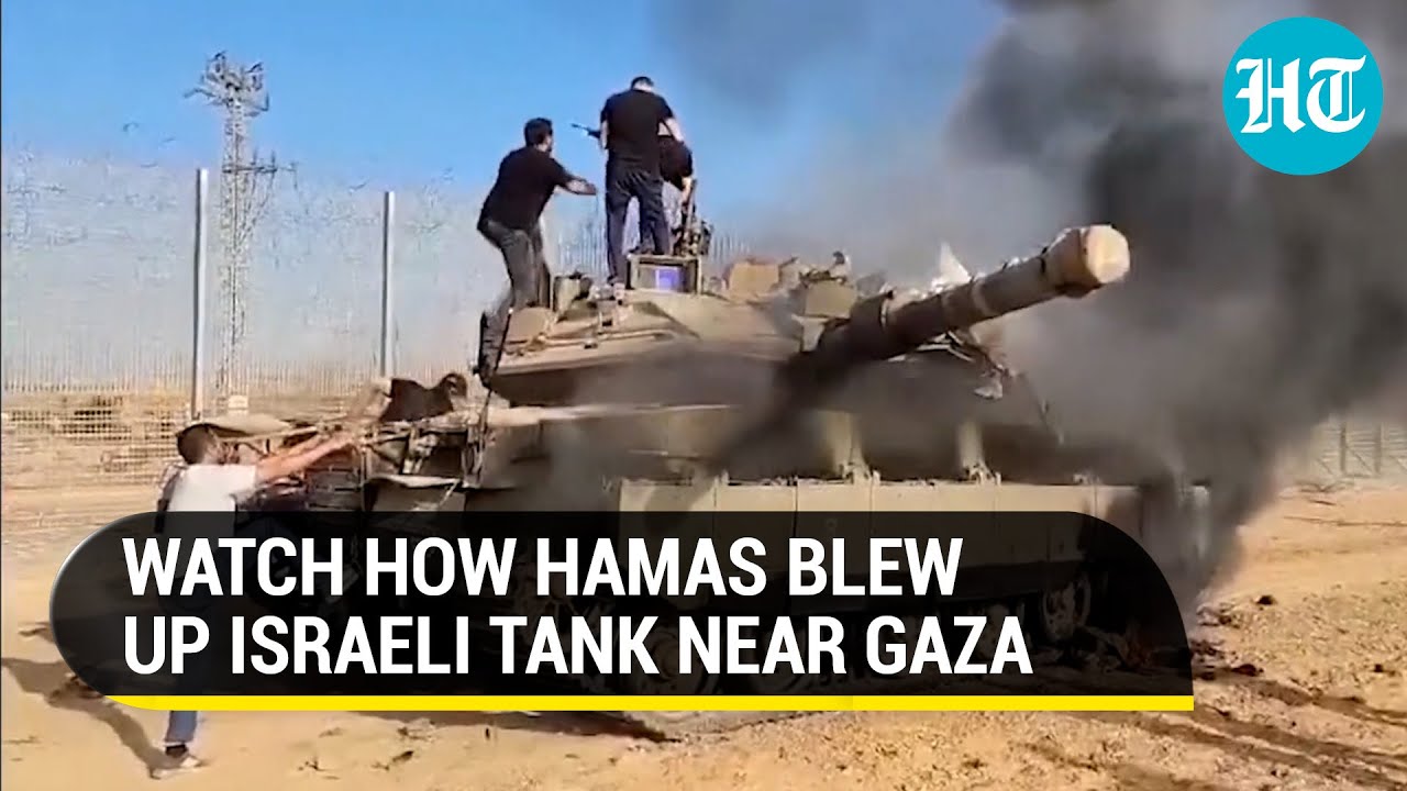 Hamas Takes Cue From Ukraine War; Blows Up Israeli Tank With Drone ...