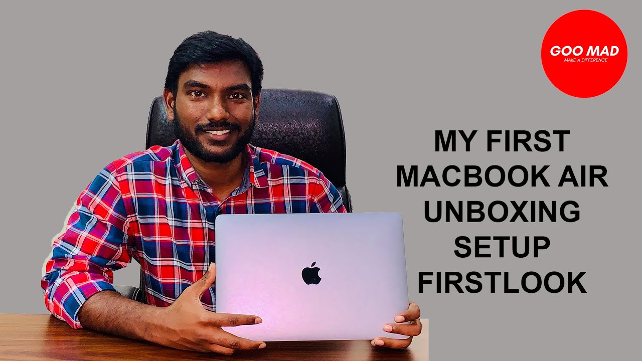 2020 MacBook Air || Unboxing || Setup || First Look || Telugu || GOOMAD ...