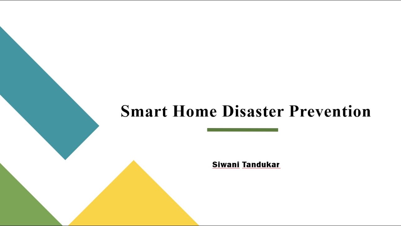 Smart Home Disaster Prevention - YouTube