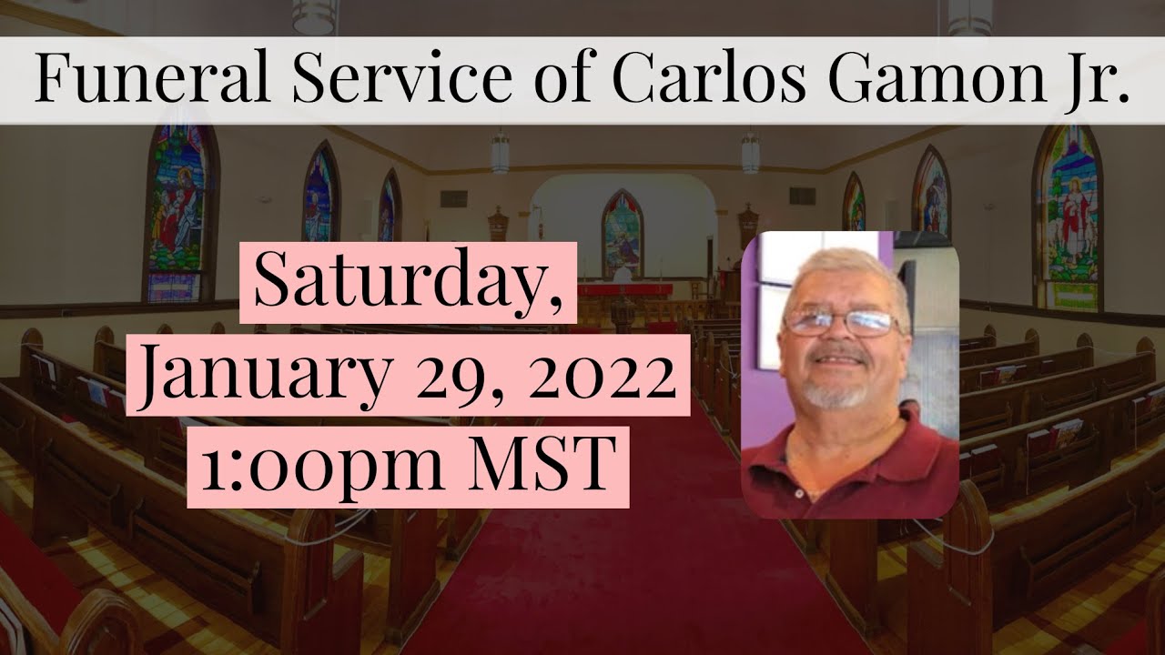 Servicio Fúnebre, Funeral Service of Carlos Humberto Gamon Jr., January ...