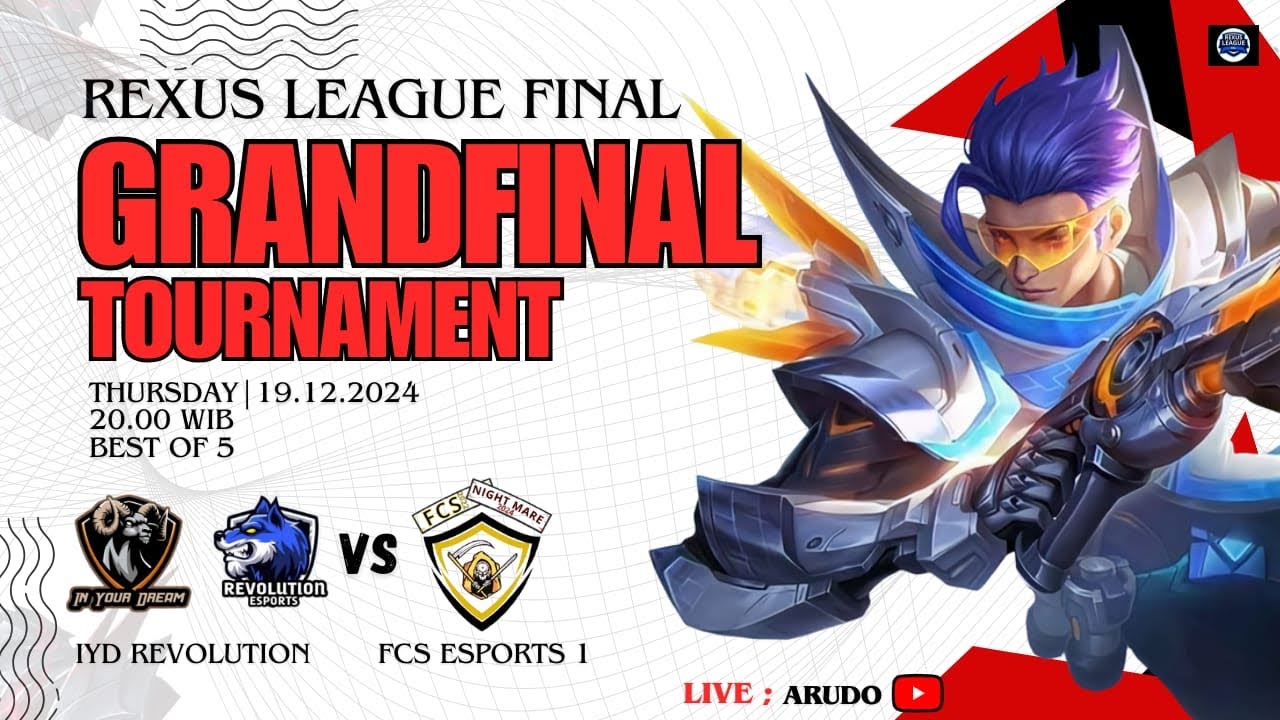 [ LIVE ] GRANDFINAL REXUS LEAGUE , IYD REVOLUTION ESP VS FCS ESPORTS 1 - YouTube