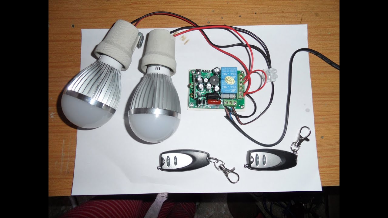 Receptor y emisor de 315Mhz de 2 canales de 220V, programación y ...