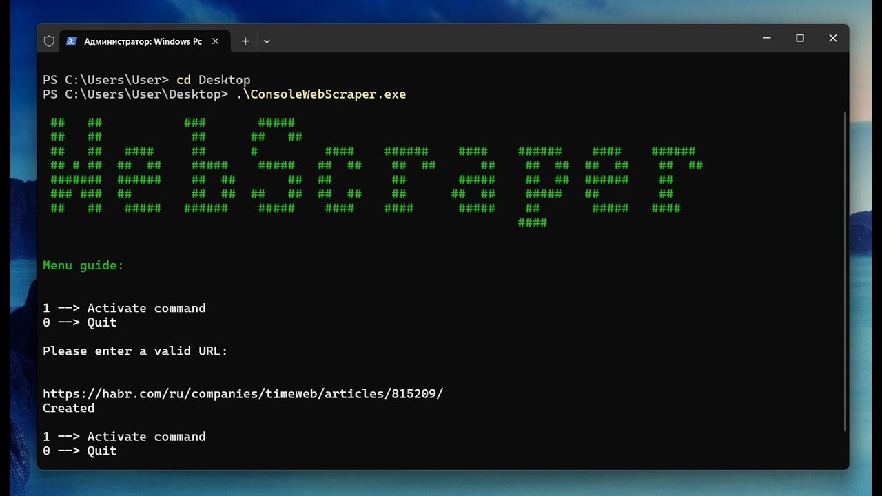 ConsoleWebScraper Tutorial: An example of using scraper with C# #csharp ...