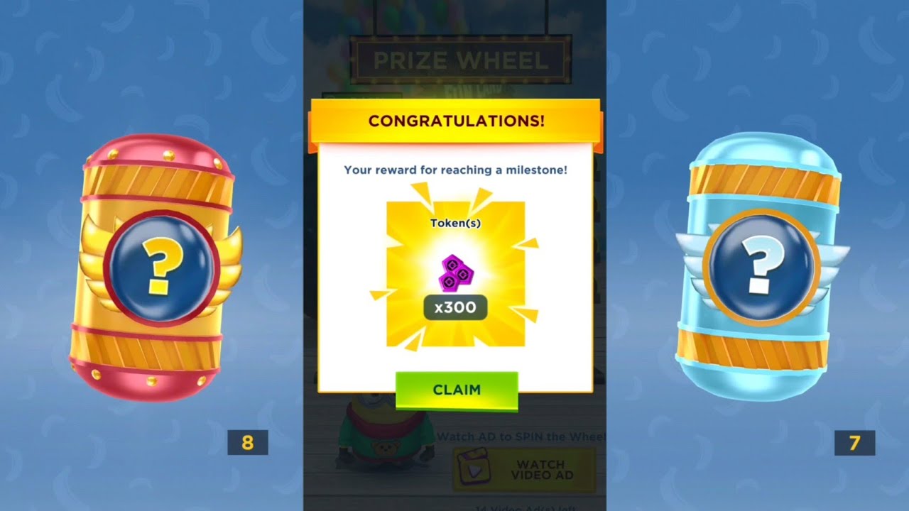 Prize wheel mega reward #11 | Minion Rush | - YouTube