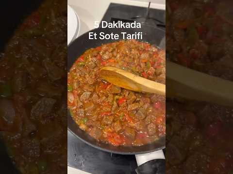 5 DAKİKADA LOKUM GİBİ ET SOTE TARİFİ 🔥