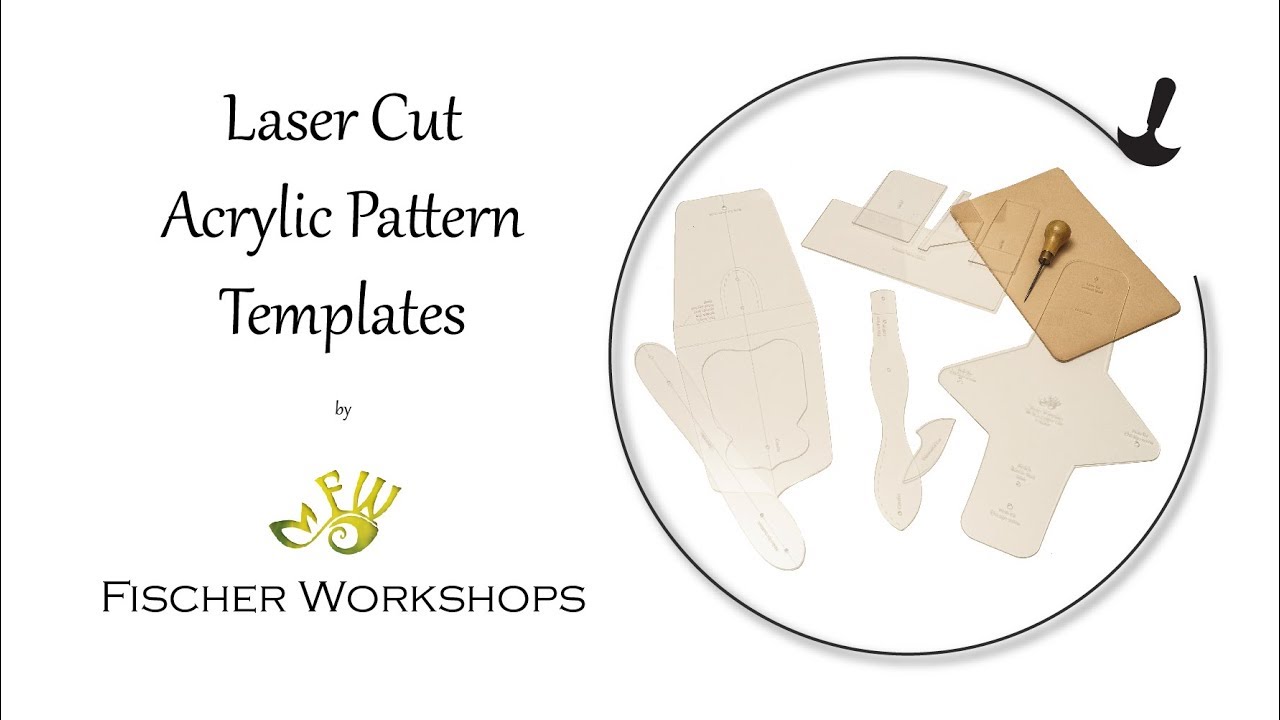 Transparent Acrylic Pattern Templates by Fischer Workshops - YouTube