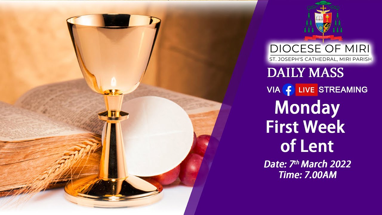 Daily Mass - Monday of 1st Week of Lent - YouTube