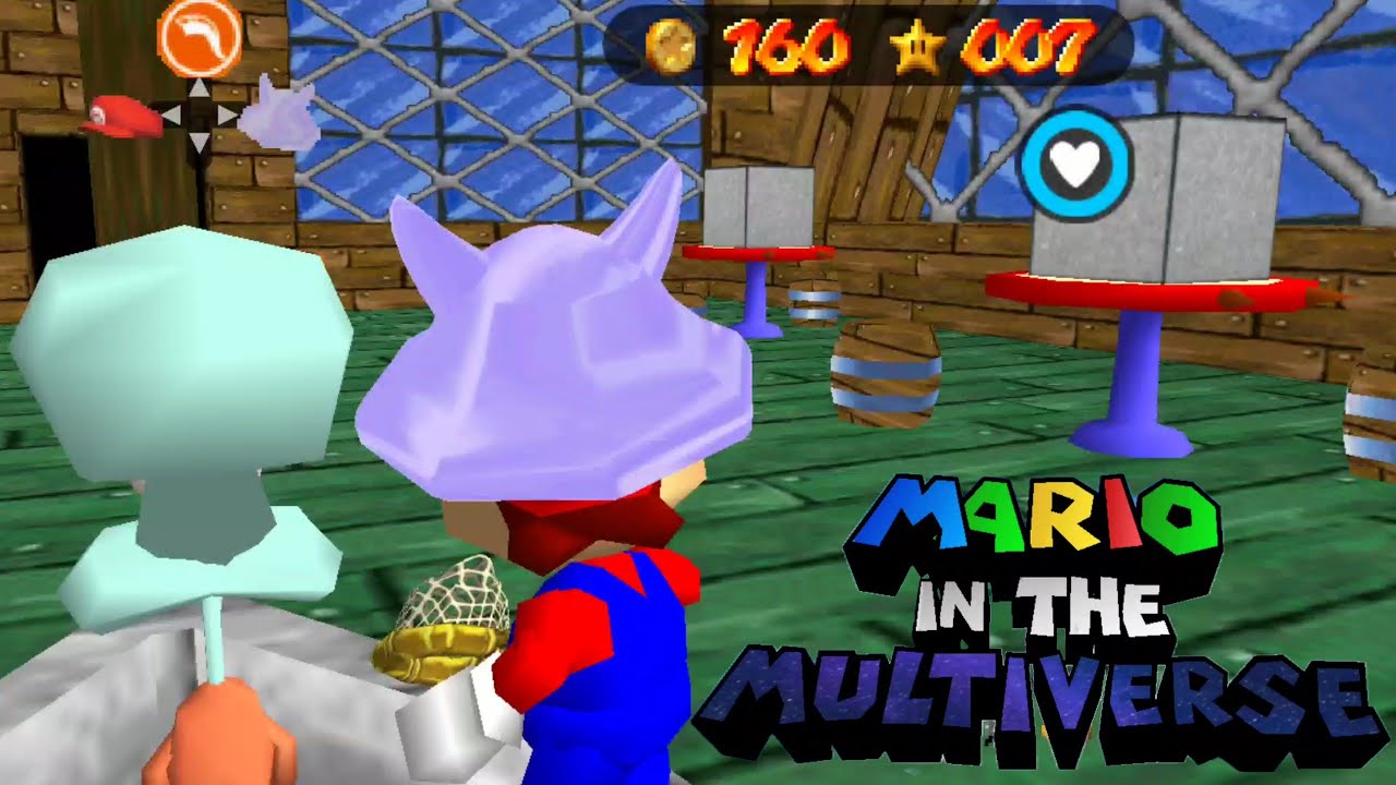 Super Mario 64 In The Multiverse WideScreen Course 2 Bikkni Botton ...