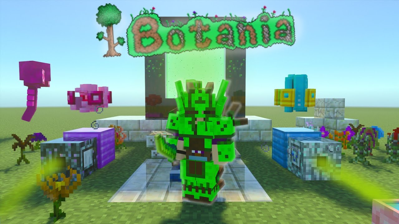 Botania Addon - MCPE - YouTube