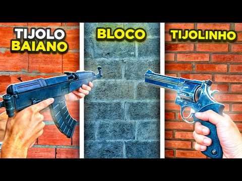 QUAL PAREDE DE TIJOLO CONSEGUE PARAR UM TIRO DE FUZIL?