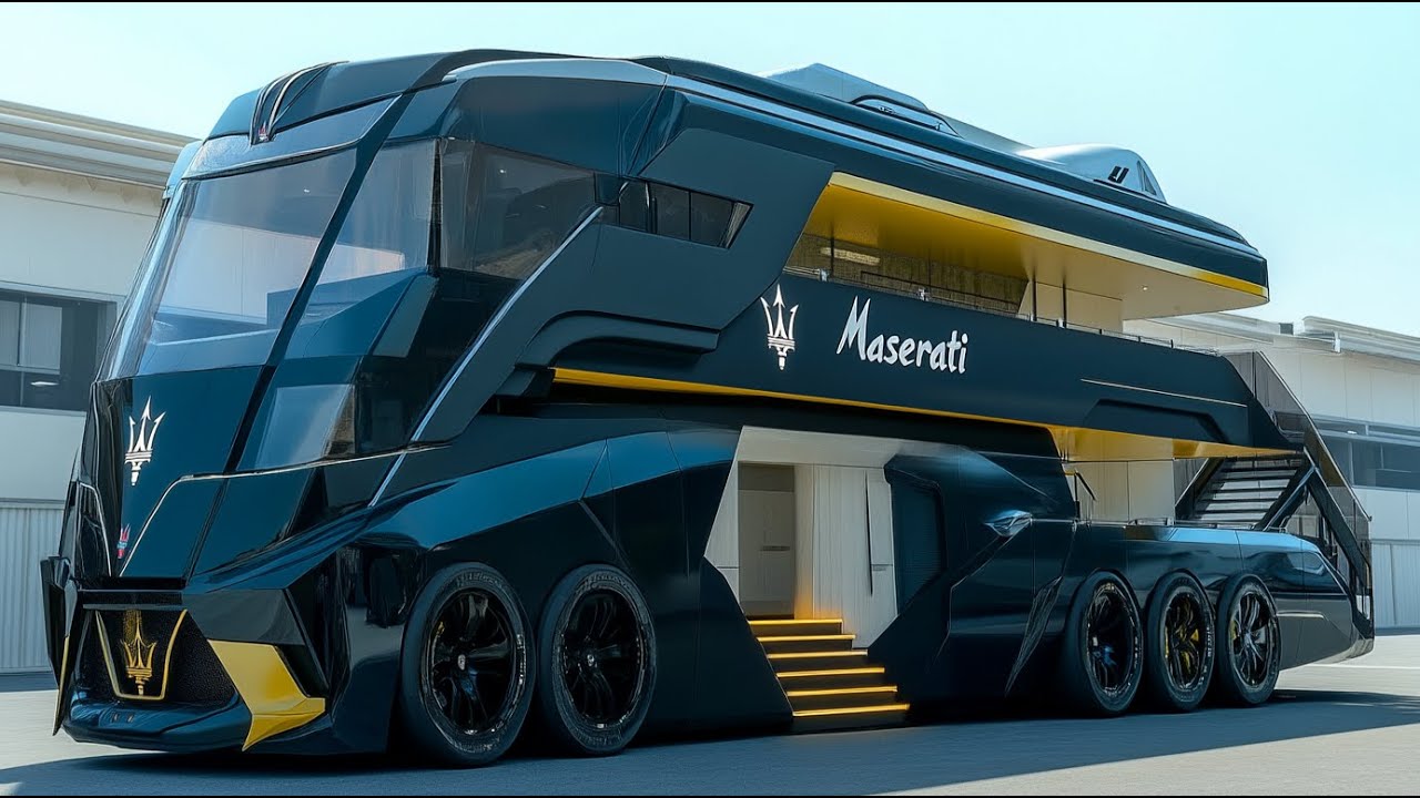 Meet the Beast: 2026 Maserati Motorhome in Action! - YouTube