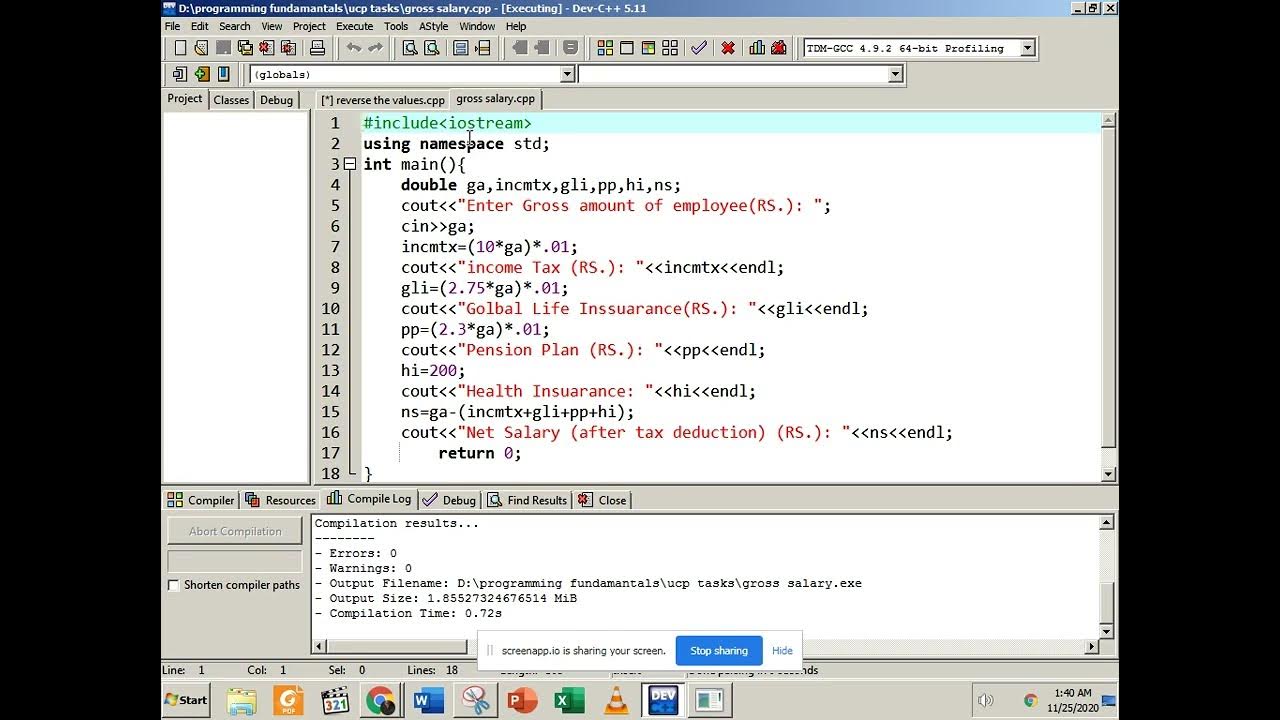 C++ Employee Salary Calculator - YouTube