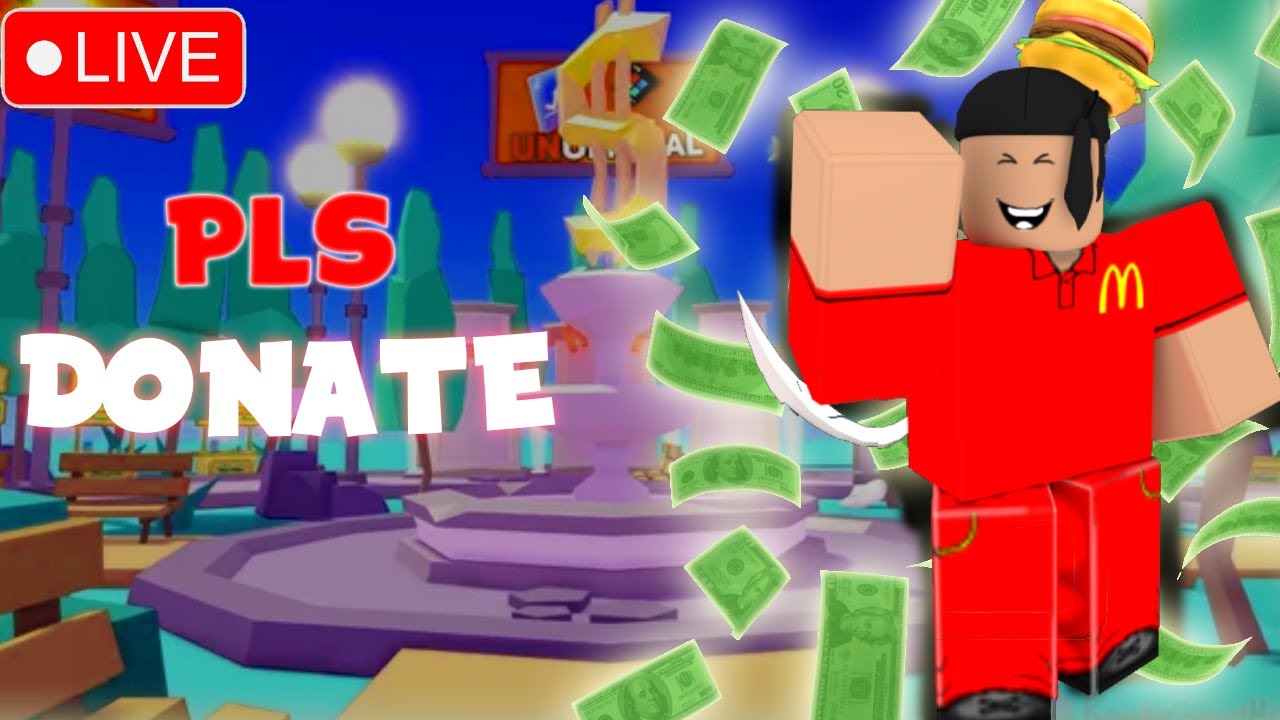 🔴Giving Robux in PLS DONATE LIVE! FREE ROBUX NOW! - YouTube