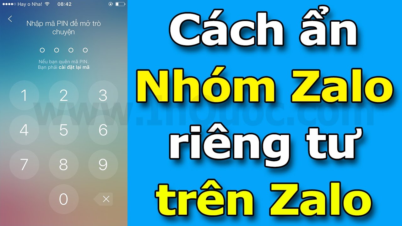 Cách ẩn Nhóm Zalo (Group Zalo) riêng tư trên điện thoại iPhone và ...