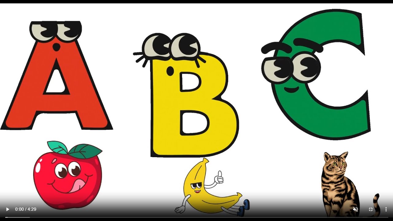 Learn The ABC Song With Fun Animals and Pictures - YouTube