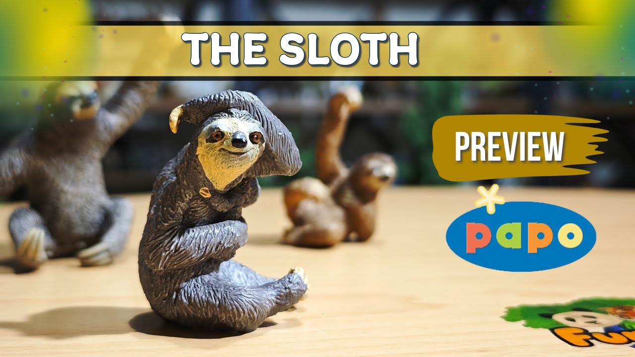 I know you miss this Figurine !!! The Sloth By Papo😍 - YouTube