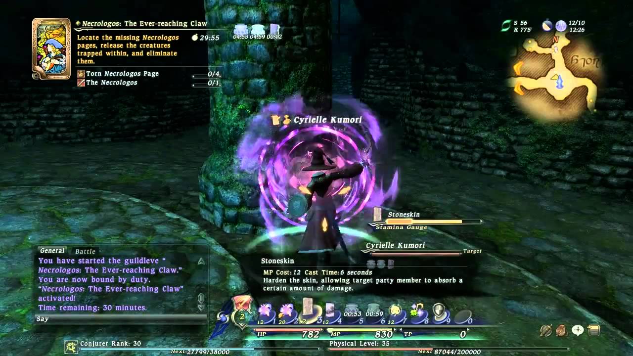 FFXIV EXP Guildleve "Mun-Tuy Cellars" HD 720p - YouTube