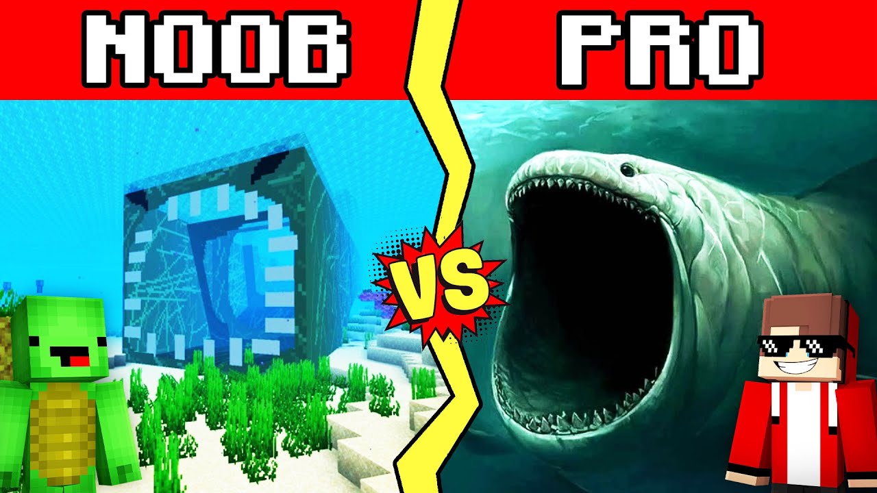 BLOOP MONSTER Build Battle In Minecraft - NOOB VS PRO CHALLENGE ...