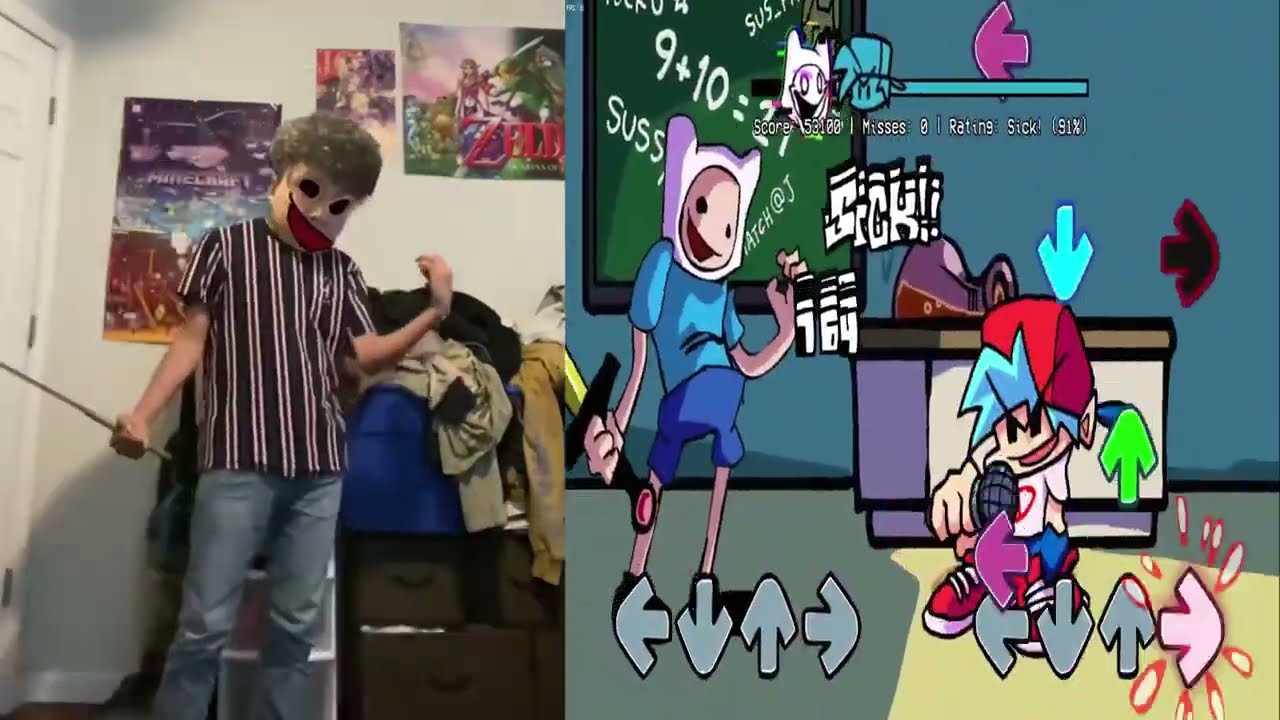 FNF Corrupted Hero In Real Life (FULL EDITION) - YouTube