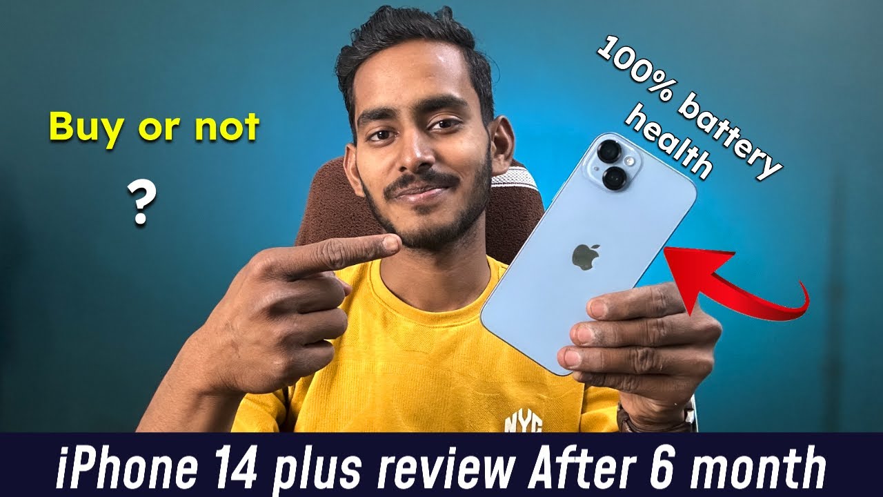 iphone 14 plus review after 6 months // iphone 14 plus battery health ...