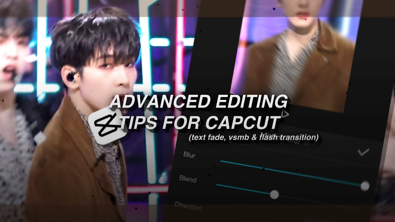 txt fade, vsmb & flash transition — capcut tutorial #2 ꒱ - YouTube