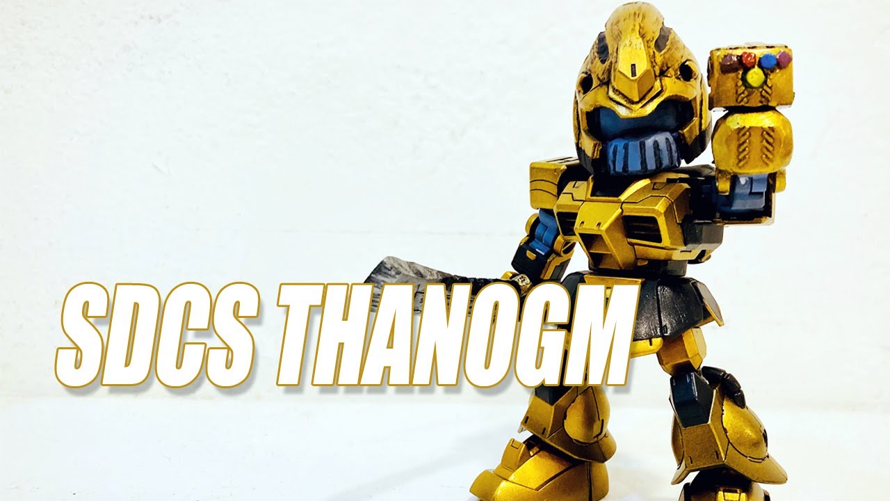 BANDAI SDCS Thanos(ThanoGM) Custom build 반다이 타노스 SD - YouTube