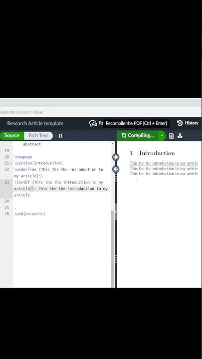 How to create Italics, bold and underlined format text in Overleaf ...