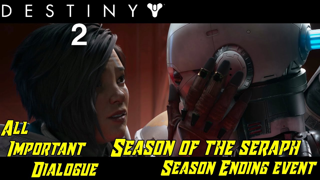 Destiny 2 Season of the Seraph Complete Ending ( All Important Dialogue ...