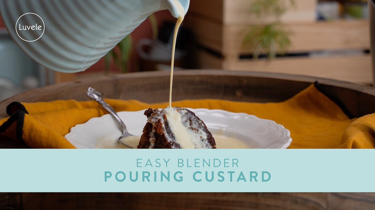 Easy Vanilla Pouring Custard in a Blender - YouTube