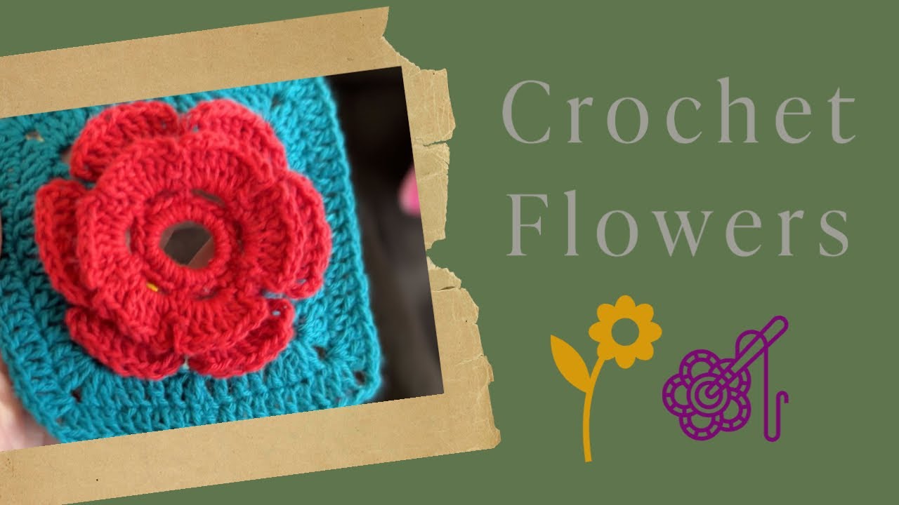 Crochet Flowers | How to crochet flowers | Crochet | Crochet Tutorials ...