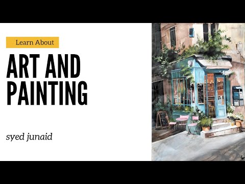 How to Paint a Charming Street Café Scene | Art Tutorial part 6 #art # ...