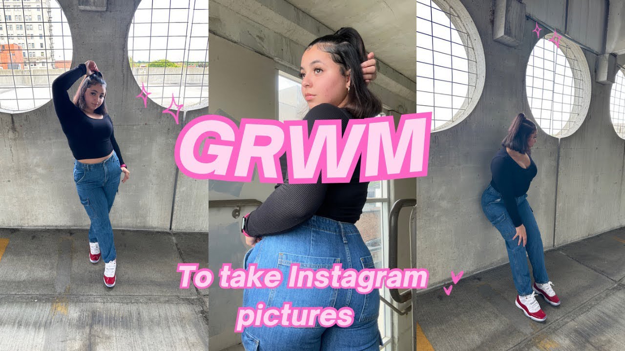 GRWM to take instagram pictures - YouTube