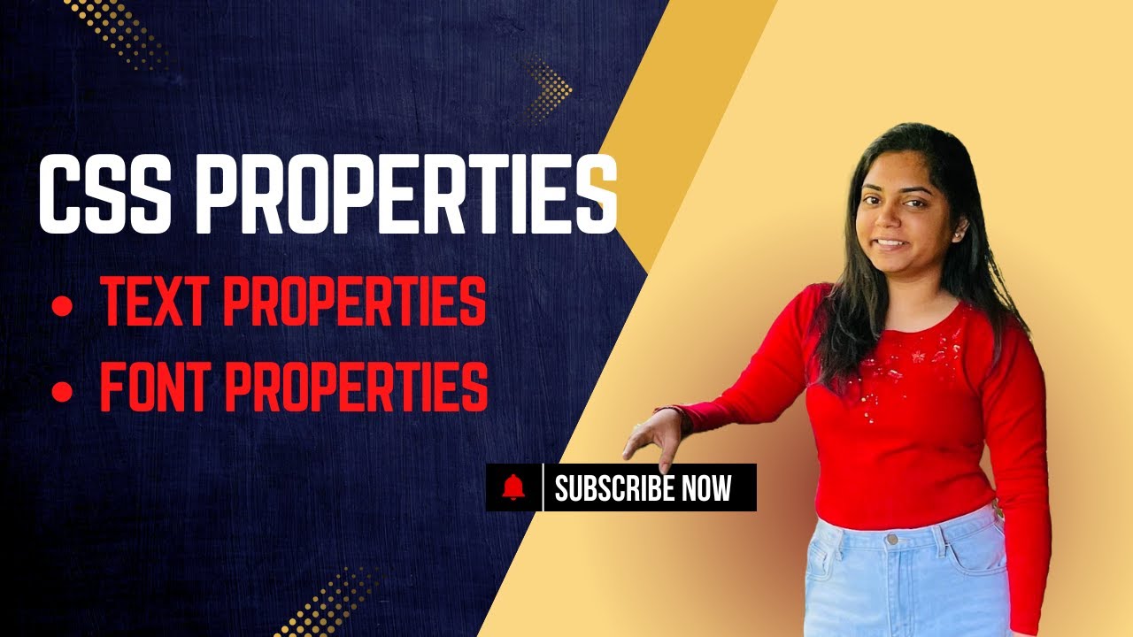 CSS Text & Font Properties - Kanika Vats - YouTube