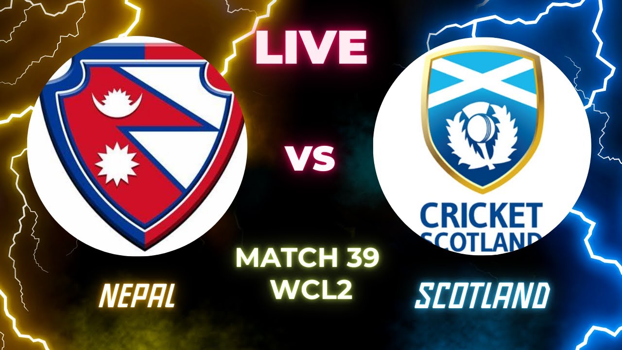 Scotland vs Nepal - ICC CWCQ2 2024 Live Cricket Coverage - YouTube