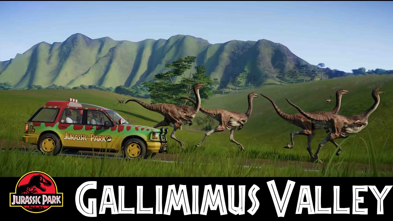 Jurassic Park - Hammond's Dream: Gallimimus Valley - YouTube