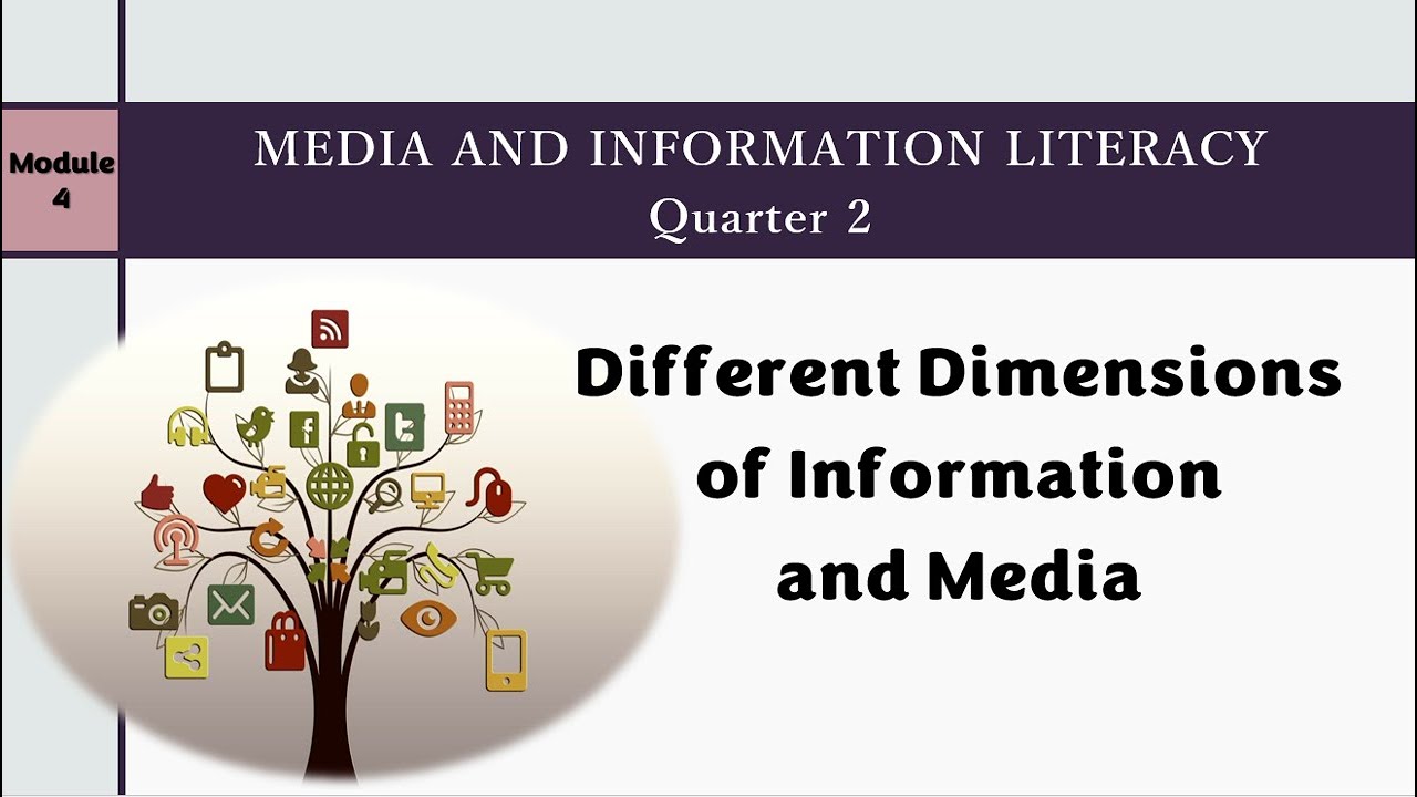 QUARTER 2- MODULE 4: DIFFERENT DIMENSIONS OF INFORMATION AND MEDIA ...