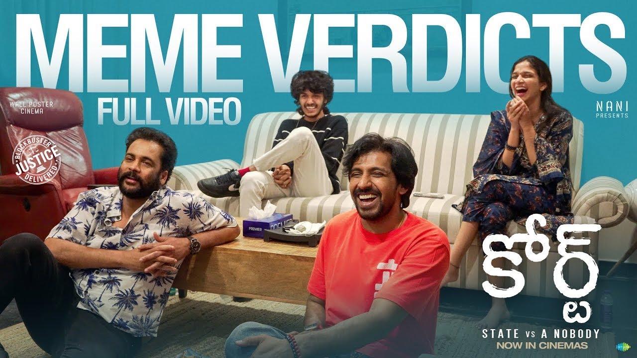 Court Movie Team Reacts To Memes | Hilarious | Sivaji, Priyadarshi ...