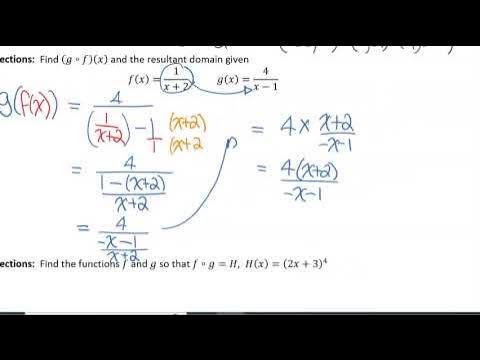 Day8 (Vid2) Finding Domain of Composite Functions - YouTube