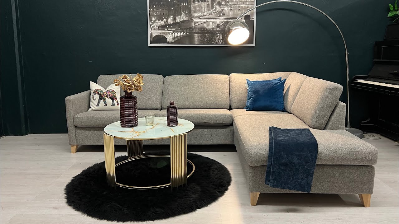 Beautiful SITS Palma design corner sofa #bestmøbler - YouTube