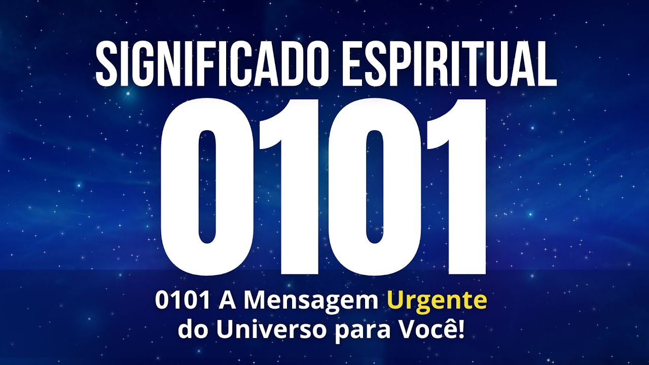 ANJO 0101 SIGNIFICADO ESPIRITUAL - YouTube