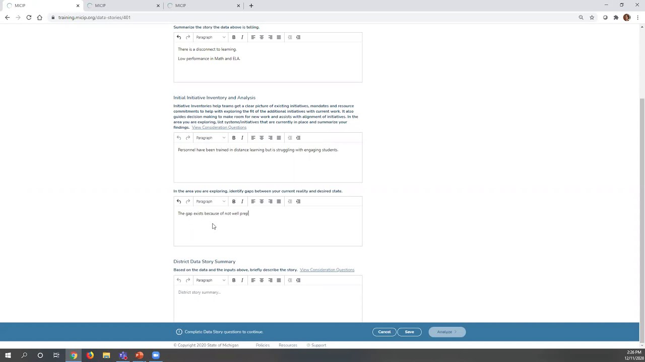MICIP Process in the Platform, Session One: Assess Needs - YouTube