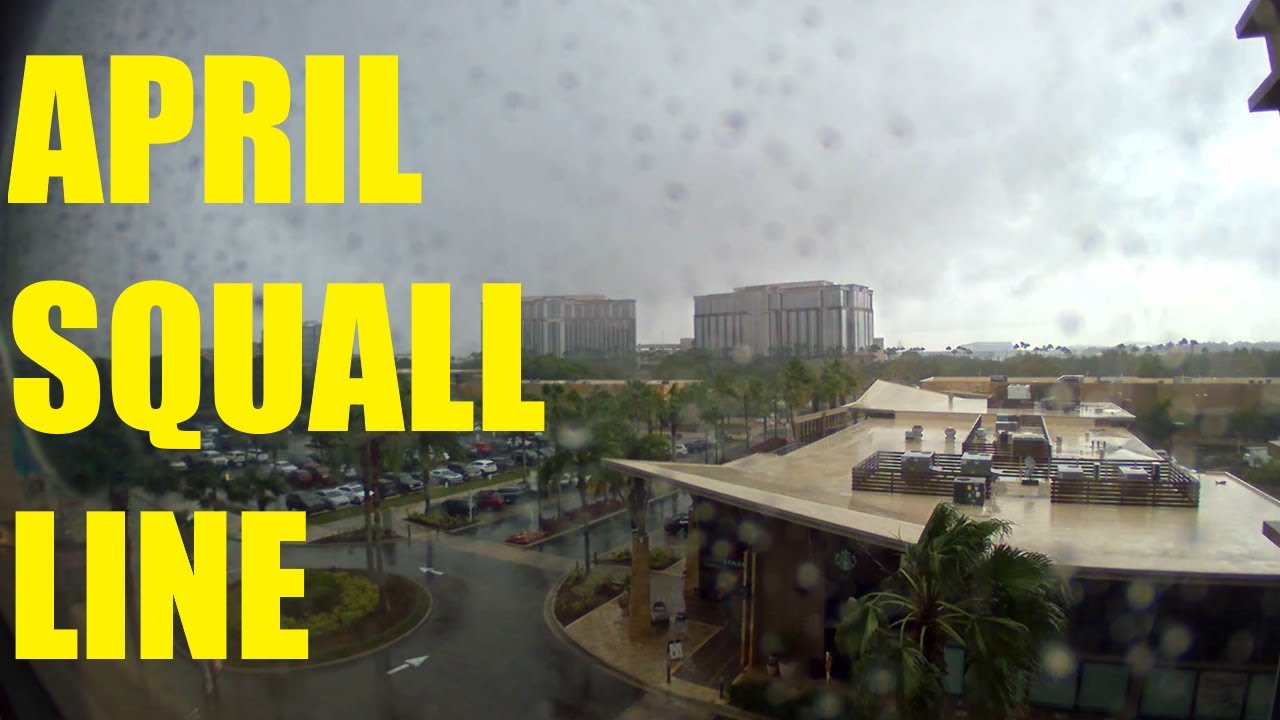 Timelapse - Big April cold front - Tampa, Florida - YouTube